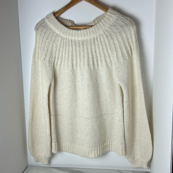 LC Lauren Conrad | Sweaters | Laura Conrad Acrylic Sweater S White With ...